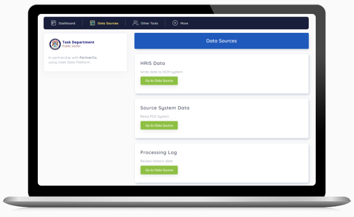 Payroll Integration - Custom Interface Company and Valet Data Platform